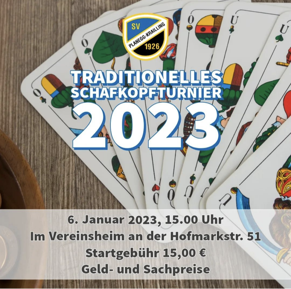 Schafkopfturnier 2023 | SV Planegg-Krailling e.V.